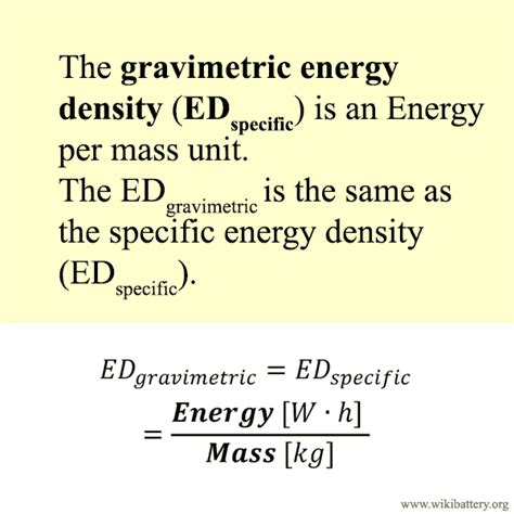 High Gravimetric Energy Density And Volumetric Energy Density