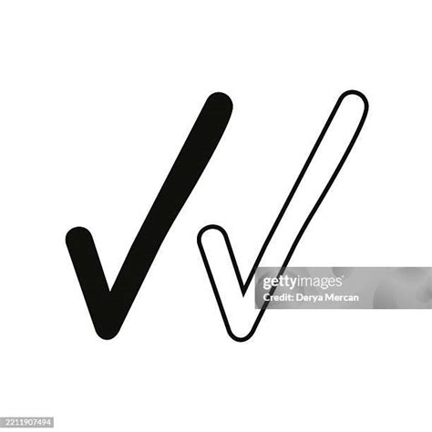 Checkmark Icon Check Mark Vector Isolated Illustration Stock