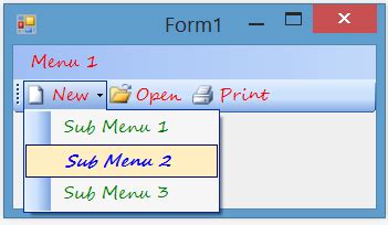 C Can You Change Font For ToolStripMenuItem In Custom Renderer Stack Overflow