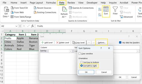 How To Alphabetize In Excel Sorting Columns Rows And More Datacamp