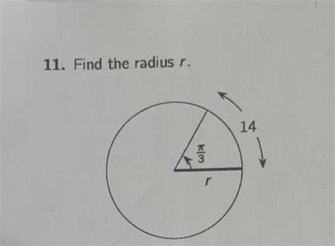 Solved Find The Radius R Chegg