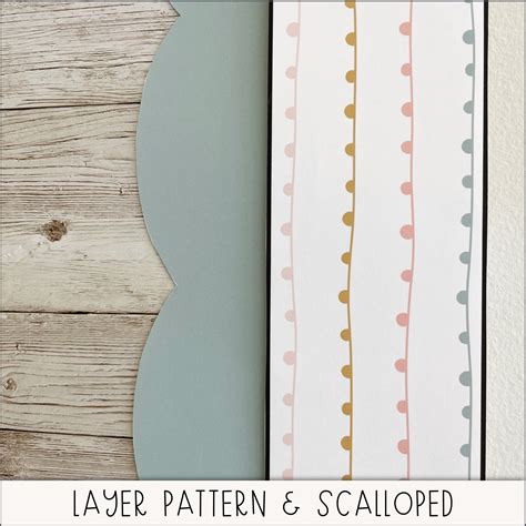 Printable Classroom Borders Boho Rainbow Bulletin Board Etsy Canada