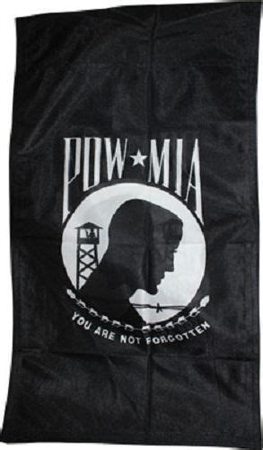 12x18 Pow Mia Powmia 2ply Sewn Double Sided Nylon Knit Flag Garden Ebay