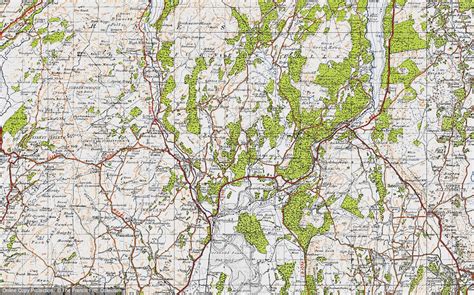 Historic Ordnance Survey Map Of Bouth 1947 Francis Frith