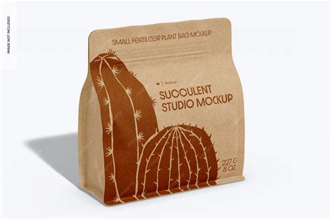 Premium Psd Small Fertilizer Plant Bag Mockup