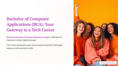 Ppt Bachelor Of Computer Applications Bca Your Gateway To A Tech Career Powerpoint