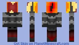 Saurons Eye Lord Of The Rings Minecraft Skin