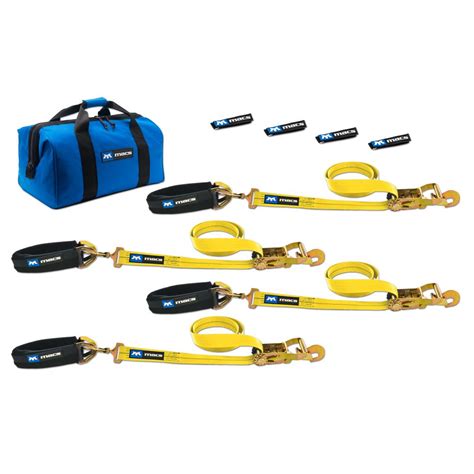 2 X 6 Pro Pack Premium Tie Down Strap Kit With 24 Axle Strap Direct
