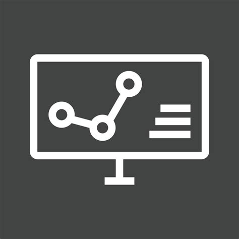 Computer Analytics Line Inverted Icon 15000105 Vector Art At Vecteezy