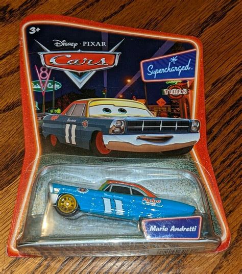 Disney Pixar Cars Mario Andretti 11 Racer Supercharged Series Die Cast