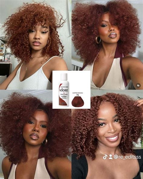 Pin By Tanya Hinson On Adore Hair Dye Hair Color For Dark Skin Adore