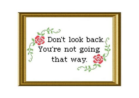Inspirational Quote Counted Cross Stitch Pattern Pdf Instant Download