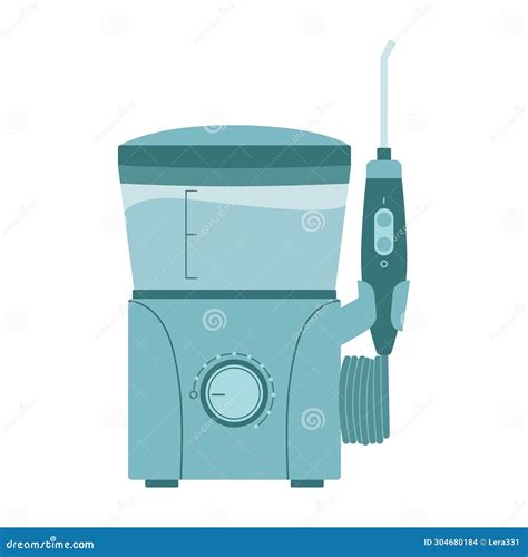 Dental Flosser Outline Sketch Vector Doodle Illustration Isolated On