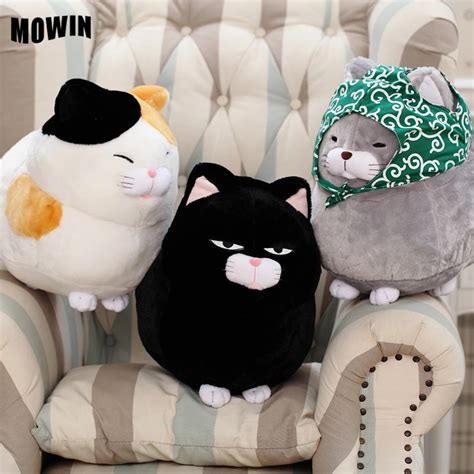 Mowin Soft Pussy Stuffed Plush Animals Anime Toys Room Deco Fluffy