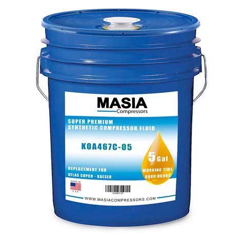 Xstore Ktl 8000 Kaishan Compressors Lubricant 5 Gal Pail 8000 Hours