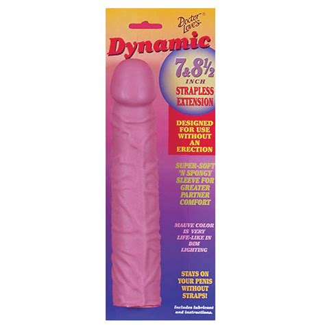 Dynamic Strapless Penis Extension 7 Inches Beige