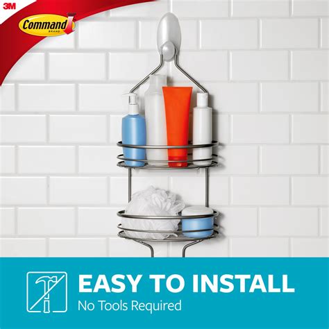 Command Large Caddy Hanger Frosted Finish Plastic 1 Wall Hanger