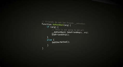 Humorous Code Snippeton Screen Wallpaper