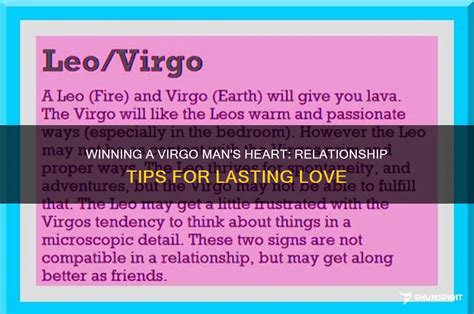 Winning A Virgo Mans Heart Relationship Tips For Lasting Love