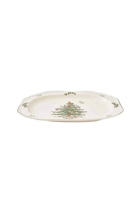 Spode Serveringsfad Christmas Tree Hvid Serveringsfade Ellos Dk
