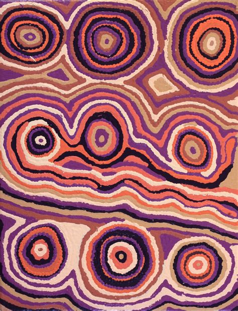 Nancy Napanangka Gibson Mina Mina Jukurrpa 61x46cm