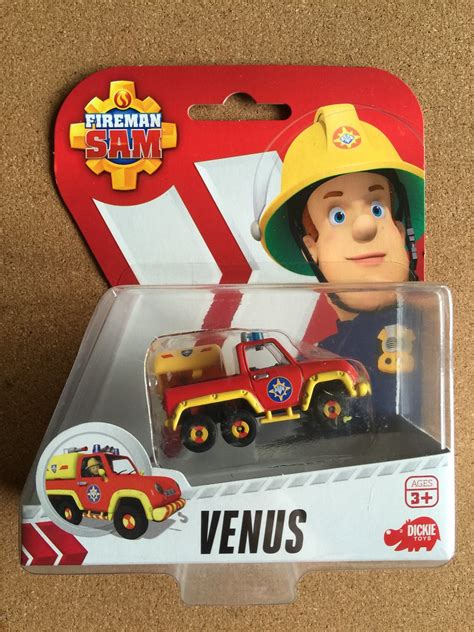Dickie Toys Fireman Sam Venus Fire Appliance Miniature Fie Cast