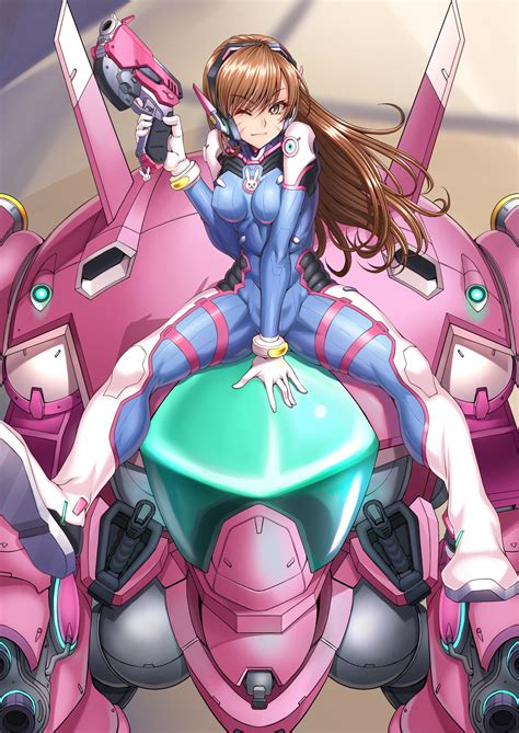 Syunzou Dva Overwatch Meka Overwatch Overwatch Overwatch 1 Absurdres Highres