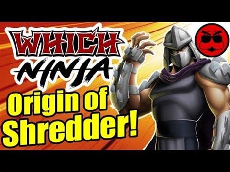 Shredders Real World Identity In Tmnt Gaijin Goombahs Which Ninja
