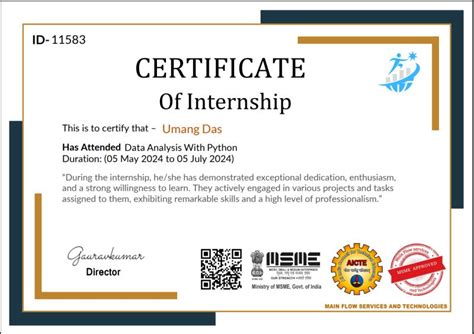 Umang Das On Linkedin Dataanalysis Python Internshipcomplete