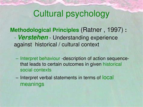 Ppt Historical And Theoretical Issues In Applied Community Cultural