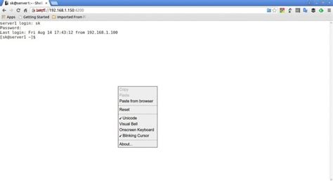 shellinabox a web based ajax terminal emulator unixmen