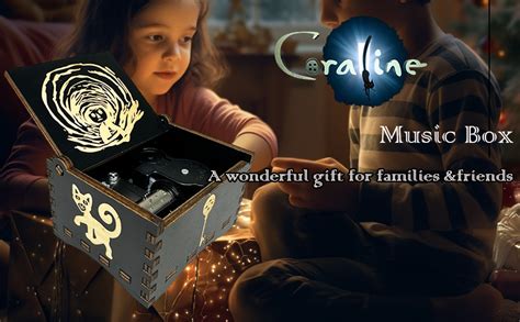 Youtang Music Box Engraved Wooden Ts Mini Musical Box