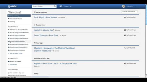 Quizlet Tutorial 4 Creating A Class YouTube