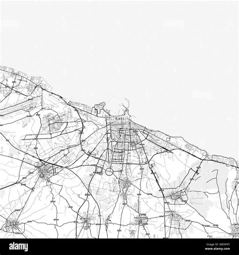 Outline Map Of Bari Cut Out Stock Images And Pictures Alamy