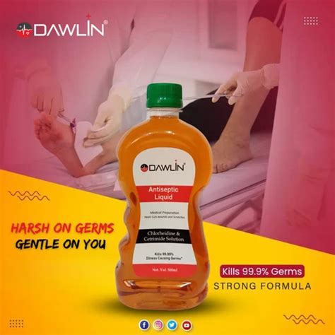 Dawlin Antiseptic Liquid 100ml Simple Cap Bottle At ₹ 21bottle In New Delhi