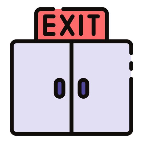 Exit Good Ware Lineal Color Icon