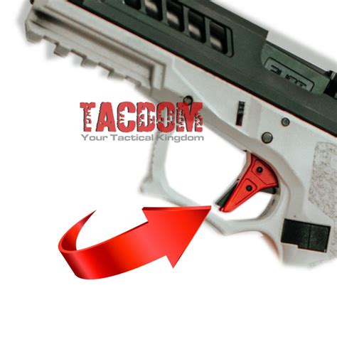 True Precision Anodized Red Axiom Trigger For Glock Gen 1 4 Fits All Models Tacdom