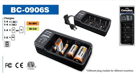 Camelion BC-0906S Universal Battery Charger
