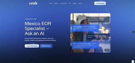 Hrm Introduces Mexico Eor Specialist Ai Chatbot Usa Today