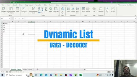 Data Decoder On Linkedin Dynamic List In Excel
