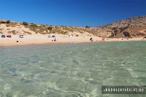Rodosz Agathi Beach Infók Képek Megközelítés és Leírás