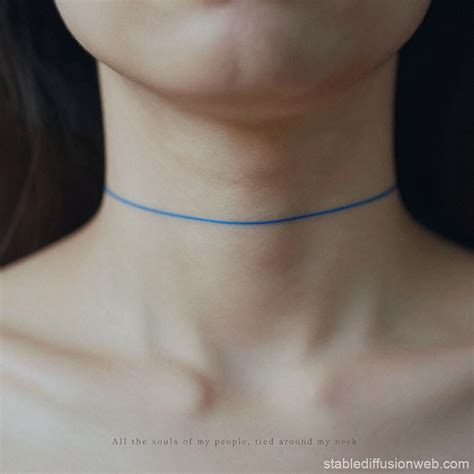 Silent Neck Line Stable Diffusion Online
