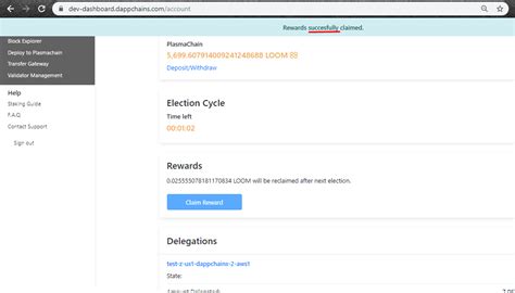 Typo In Rewards Confirmation Pop Up Issue Loomnetwork Dashboard GitHub