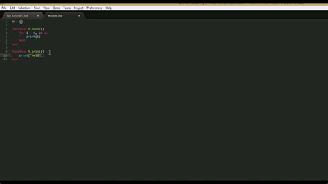Lua Tutorial 13 Modules Youtube