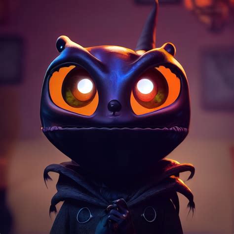 Premium Photo Illustration Of A Cute Bat Halloween Bat Animated