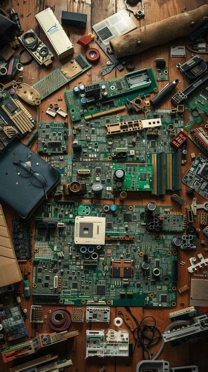 Free Electronics Components Array Image Download At Stockcake