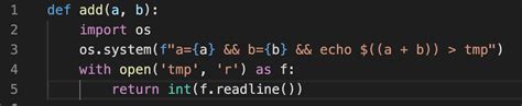 PSA For Python Users You Don T Need To Implement The Add Function From Scratch Let The Os Do