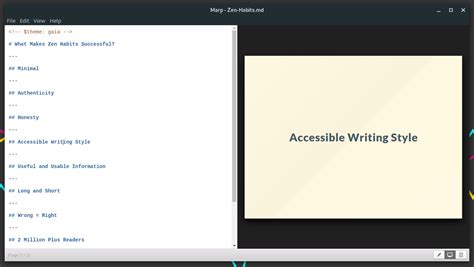 Markdown Powered Slide Generators Opensource