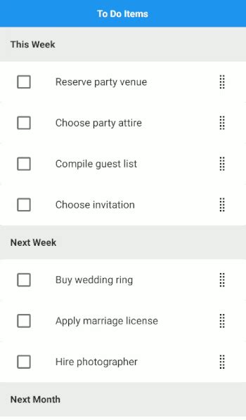 Item Reordering In Xamarin Listview Control Syncfusion
