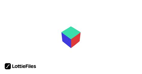 D Cube Animation By Faran Studio LottieFiles